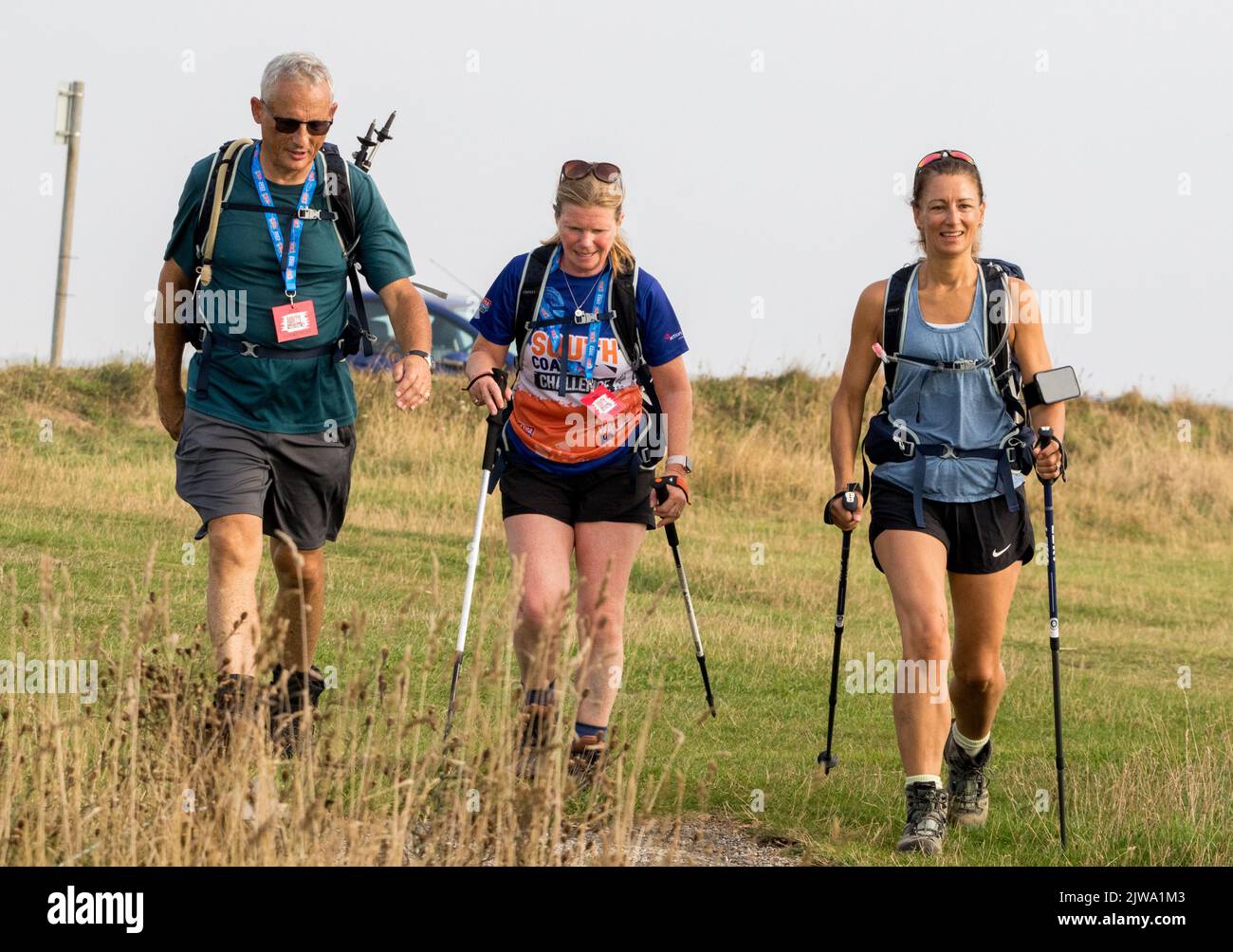 Runners and walkers start the South Coast challenge at for their chosen ...