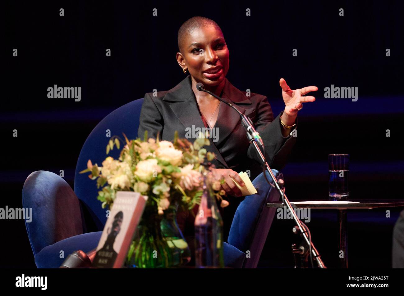 London, UK. 4th Sep, 2022. Edward Enninful in discussion with Michaela ...