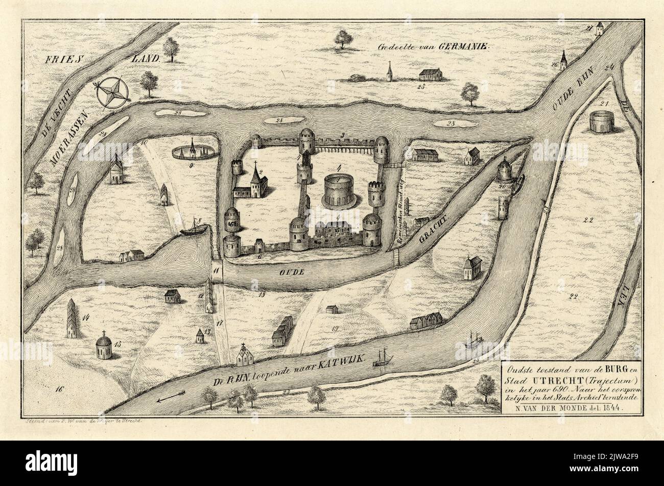 Interior of the Maliebaan 55 house in Utrecht: Living room Stock Photo ...