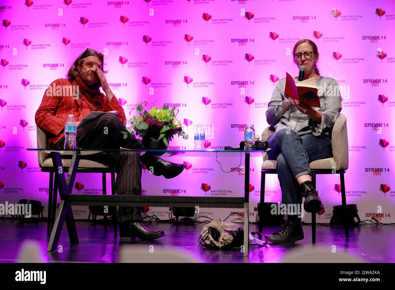 Lee Brackstone seen during a conversation with Miriam Towes on day 4 of ...