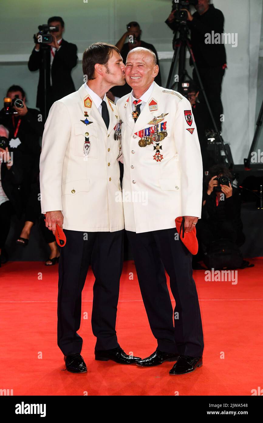 Mario Falak , Charles Eismayer 79th Venice Film Festival Red Carpet of ...