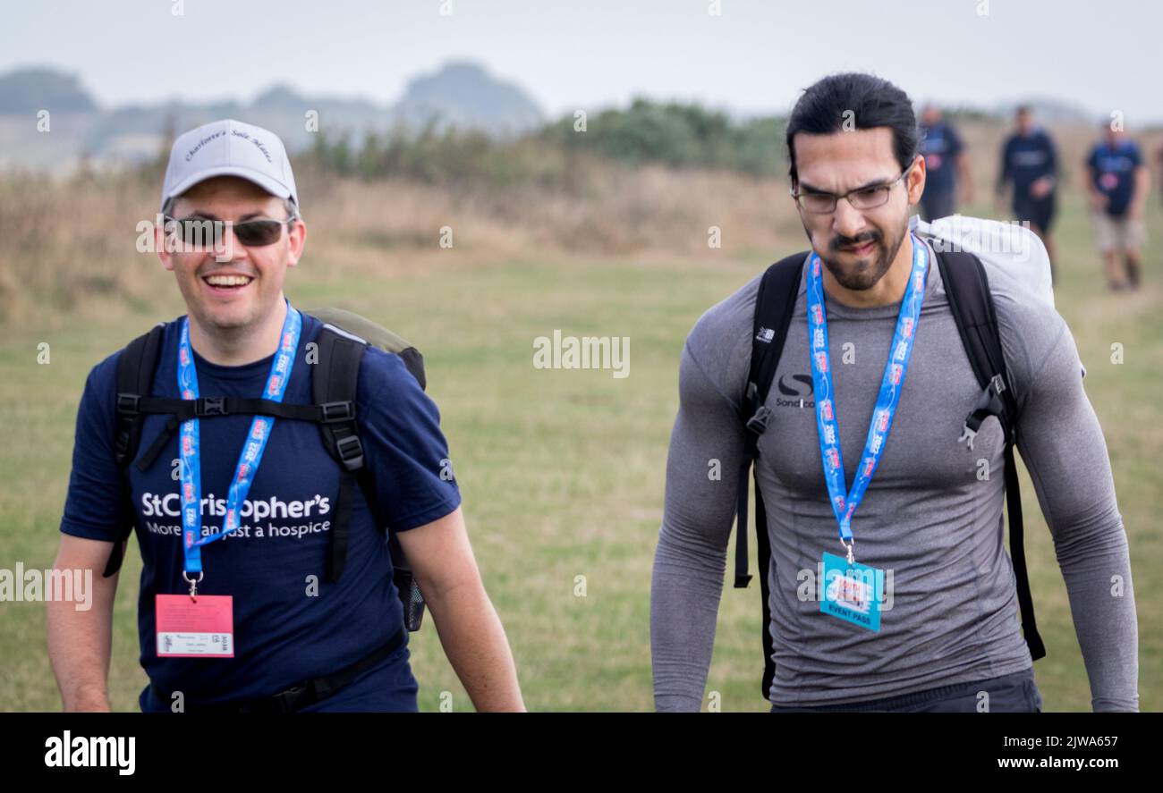 Runners and walkers start the South Coast challenge at for their chosen ...