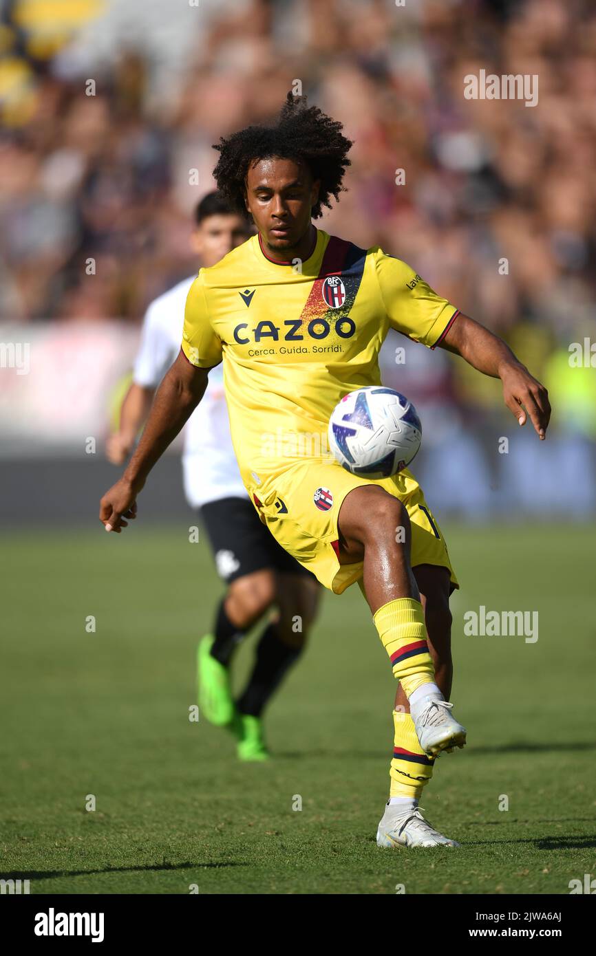 Joshua Orobosa Zirkzee (Bologna) during the Italian "Serie A" match ...