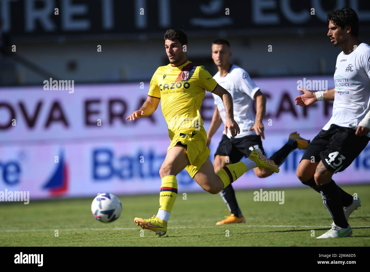 Riccardo Orsolini (Bologna)Dimitris Nikolaou (Spezia) during the ...