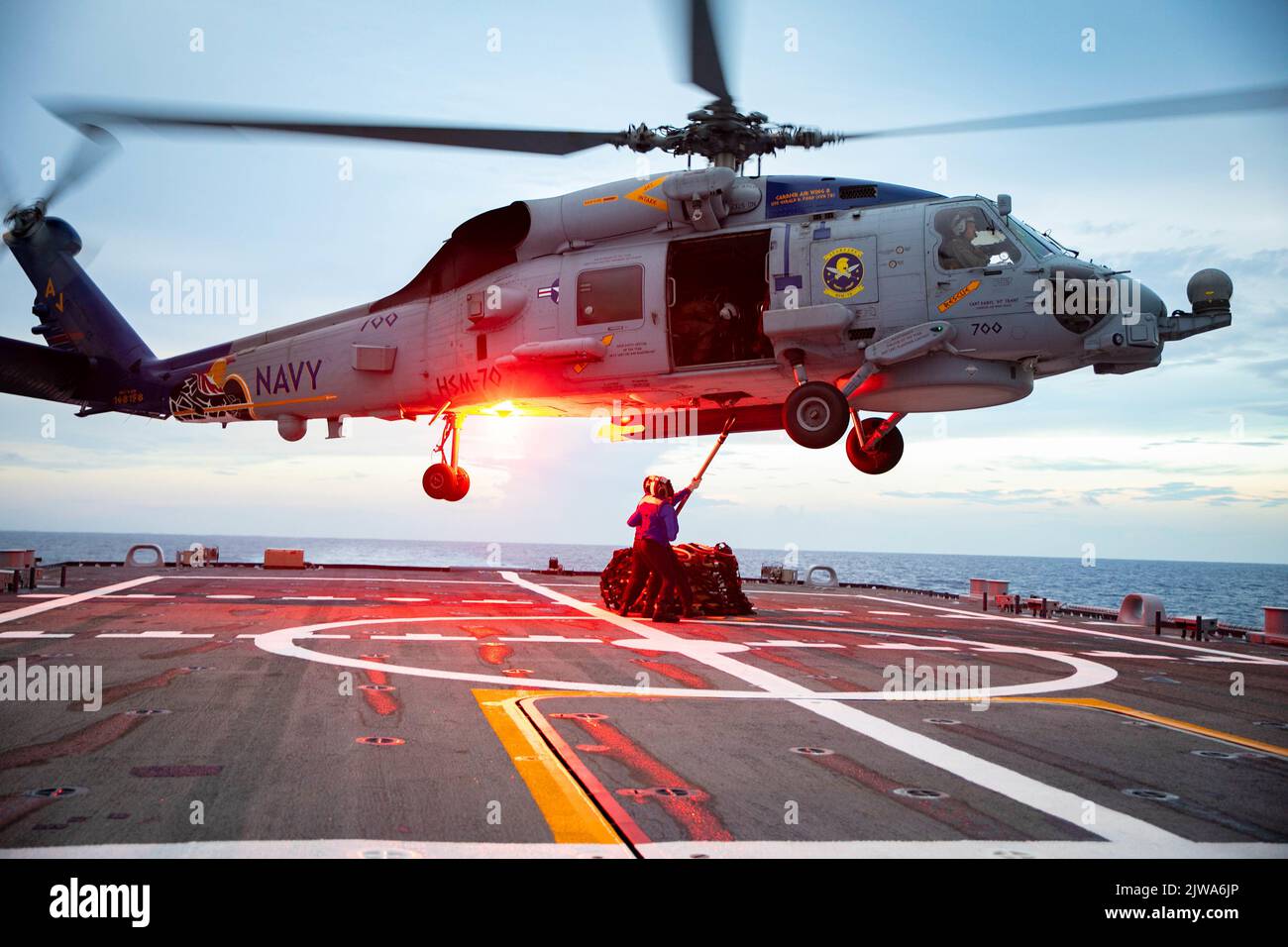 ATLANTIC OCEAN (Aug. 31, 2022) Sailors assigned to the Freedom-variant ...