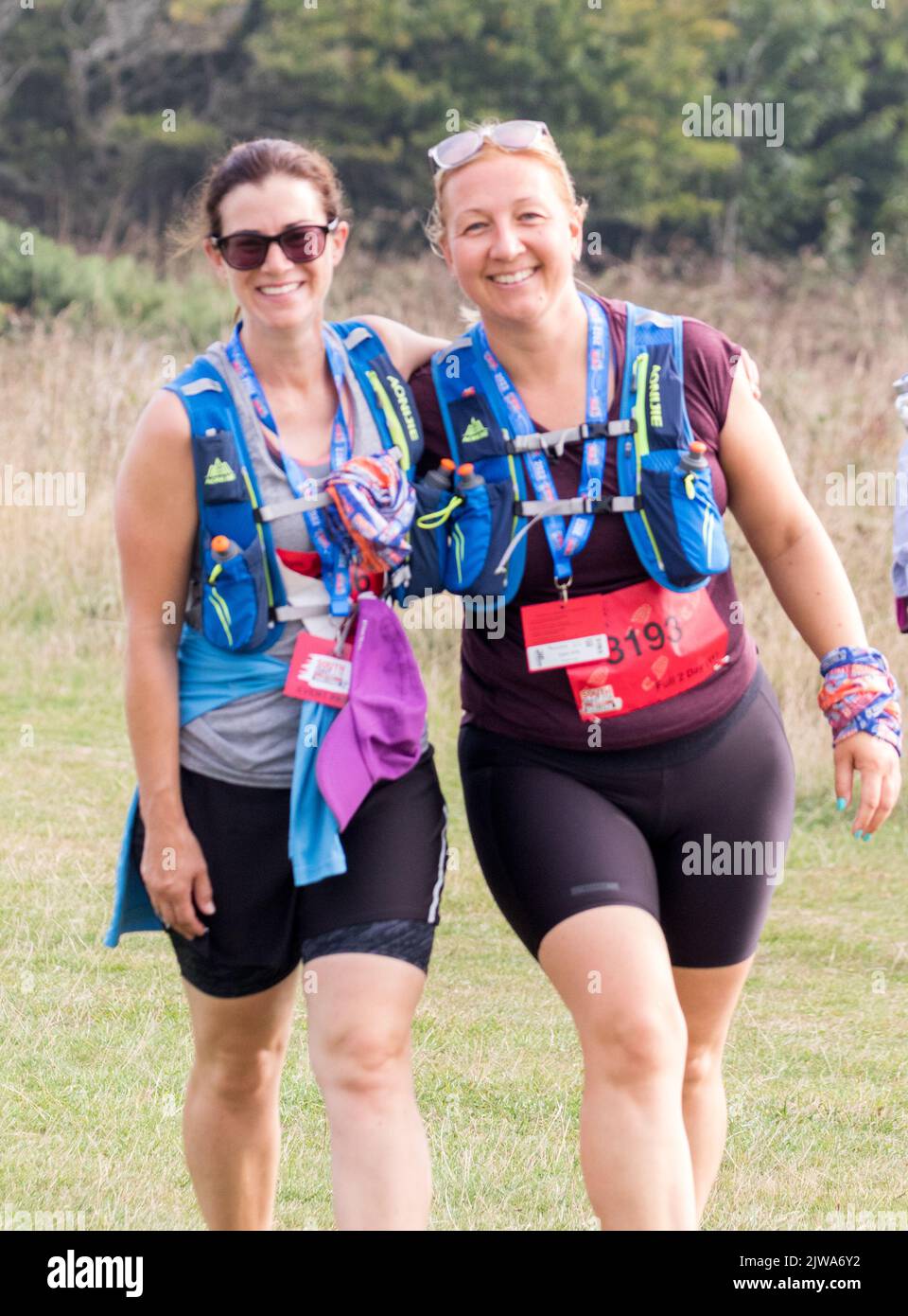 Runners and walkers start the South Coast challenge at for their chosen ...