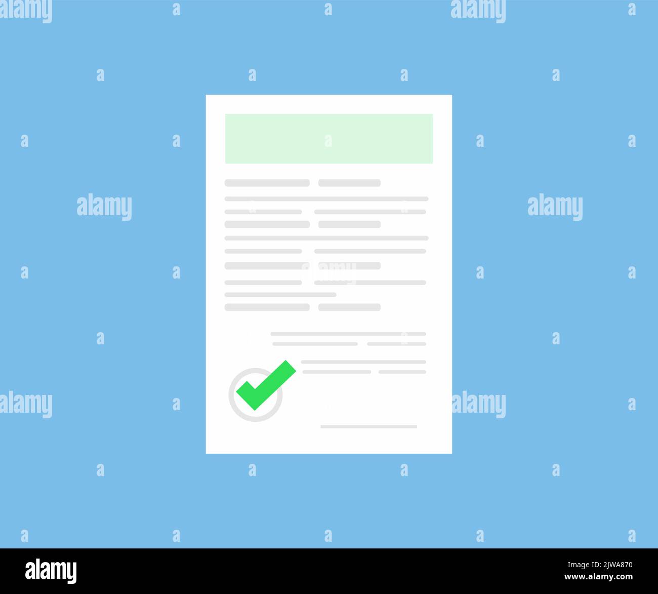 Document inspection or assessment evaluation logo design. Contract ...