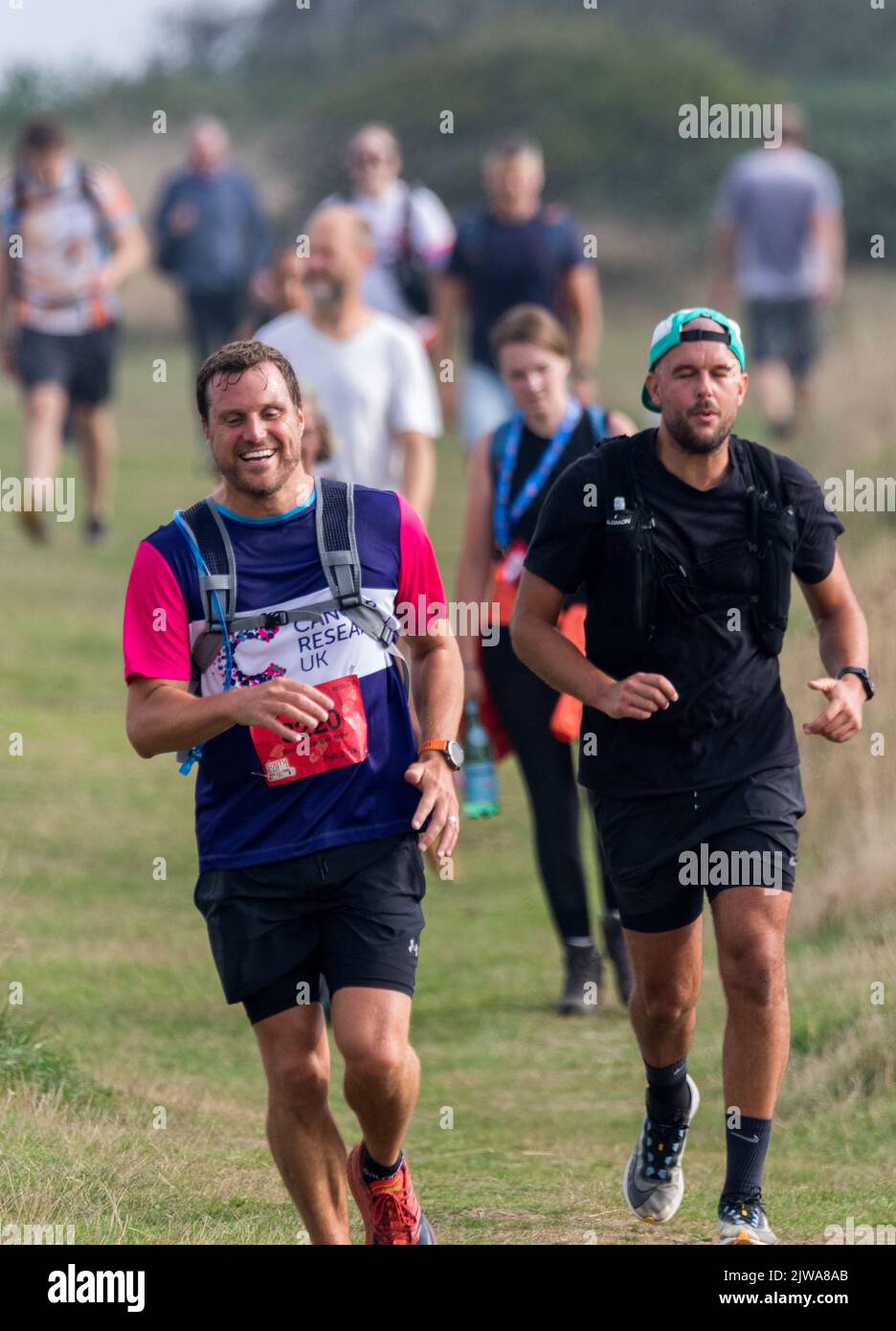 Runners and walkers start the South Coast challenge at for their chosen ...