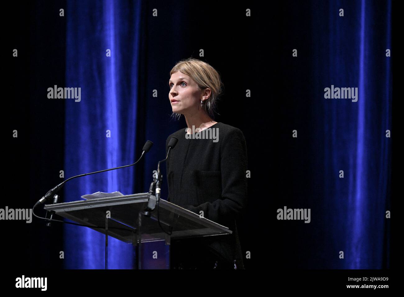 Clemence Poesy attends the screening of When You Finish Saving The ...