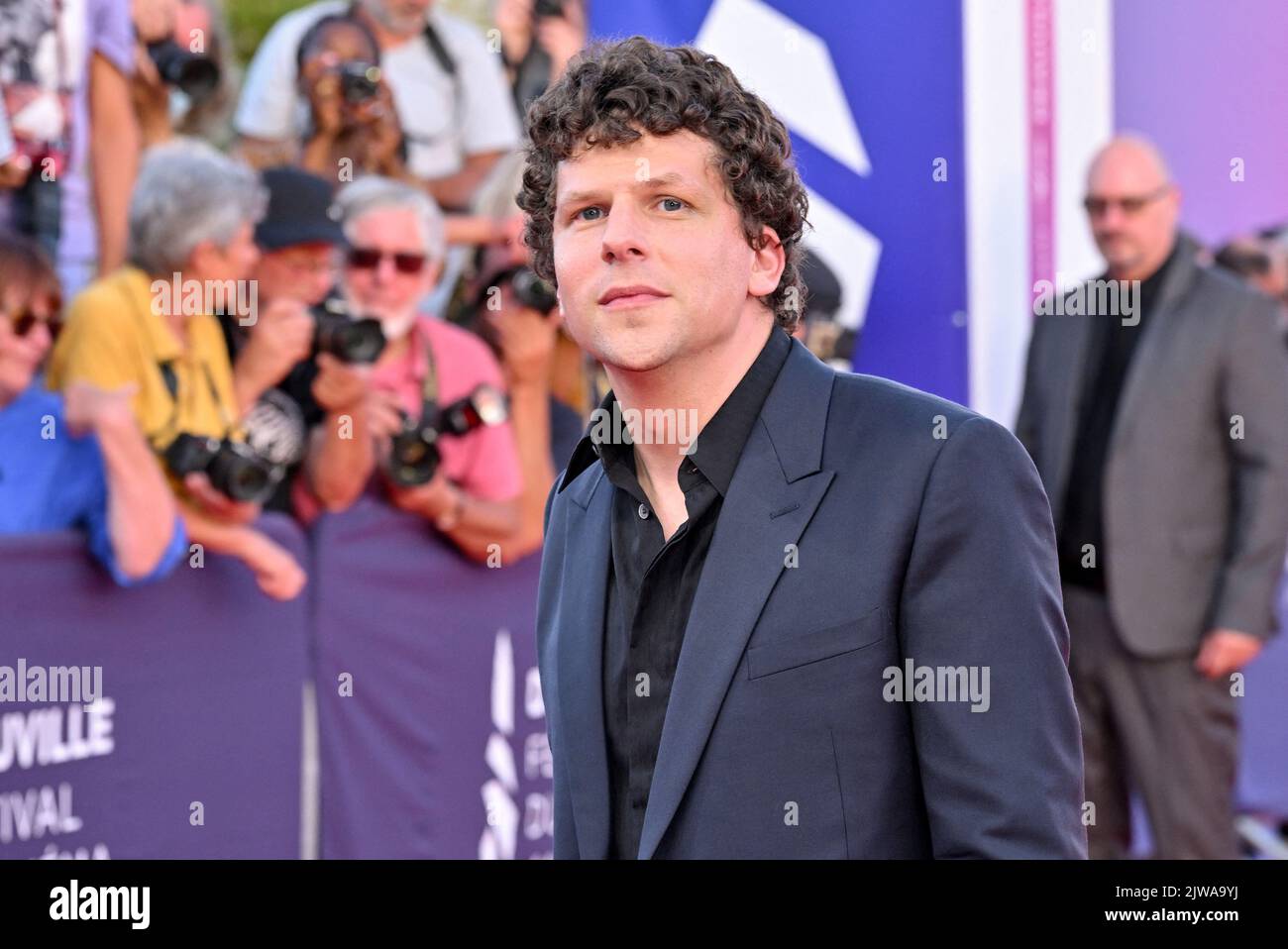 Jesse Eisenberg attends the screening of When You Finish Saving The ...