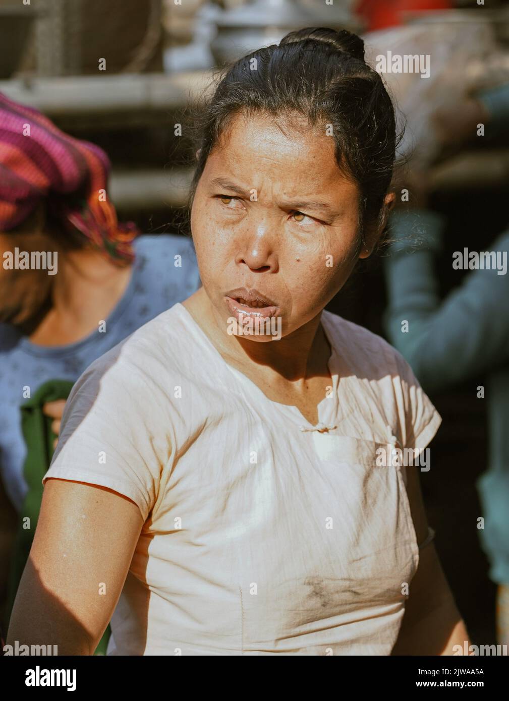 Bangladesh woman face hi-res stock photography and images - Alamy