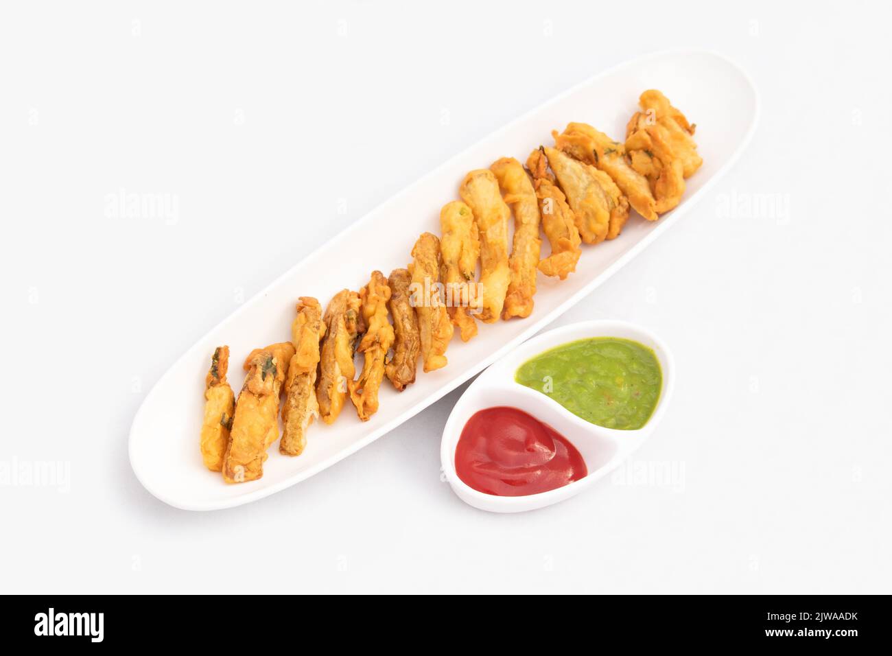 Indian Street Food Sliced Crispy Fried Potato Wedges Also Called Aloo ...