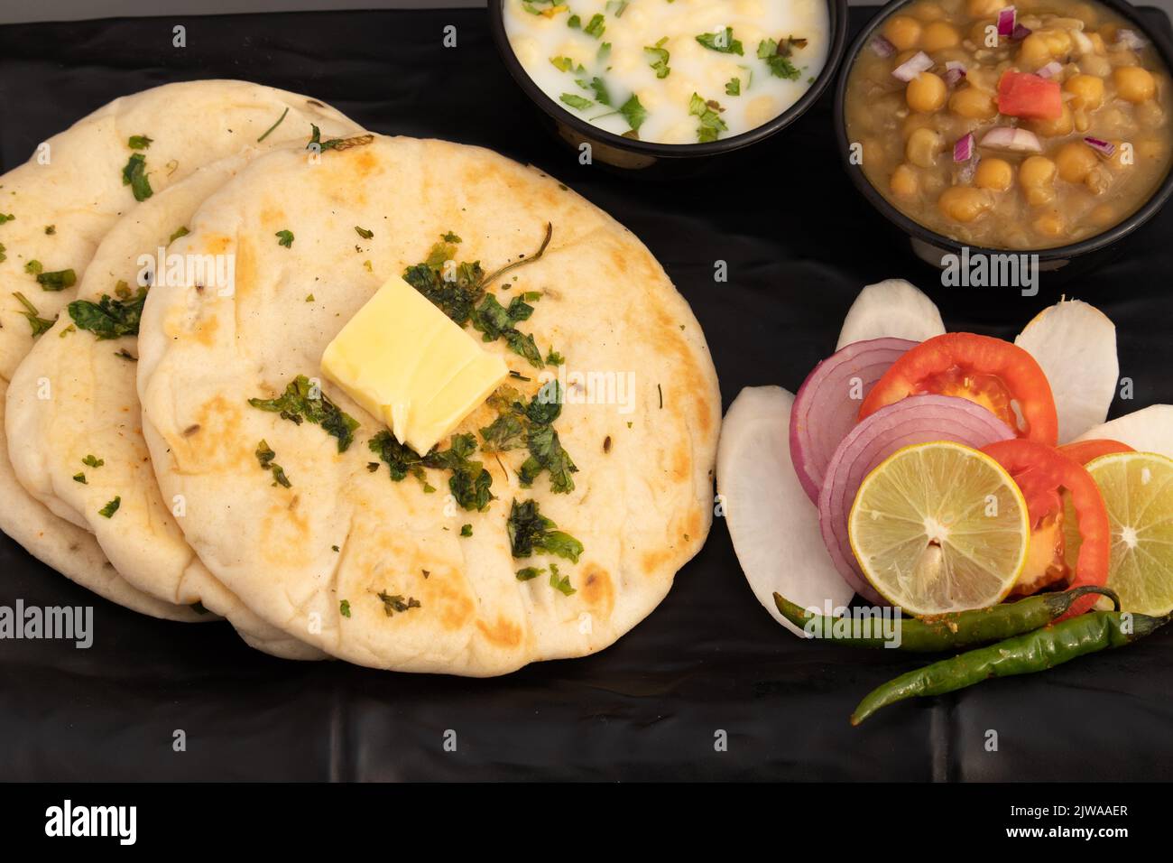 Chole Kulche Also Called Matar Kulcha, Chhole Kulche Is Widely Popular ...