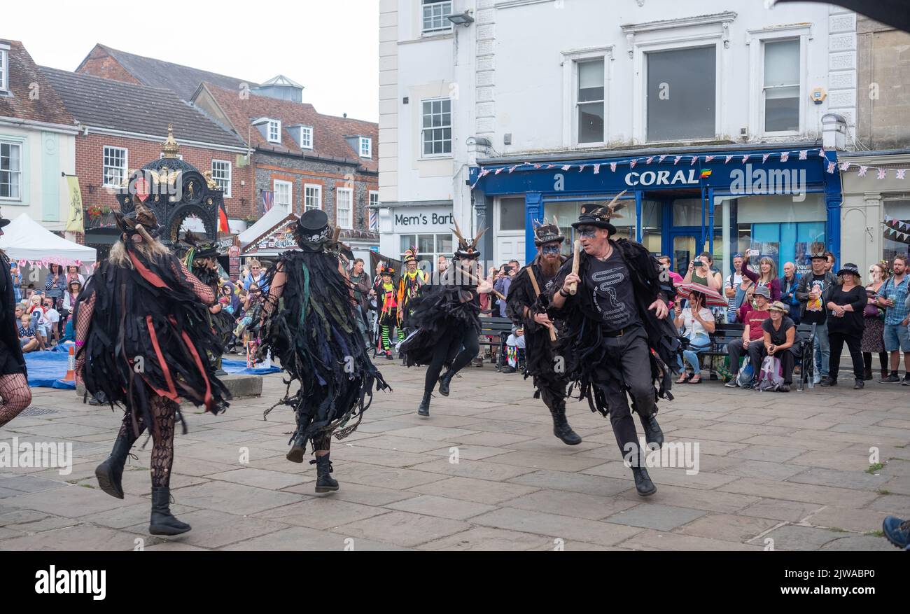 Beltane border morris dancing hi-res stock photography and images - Alamy
