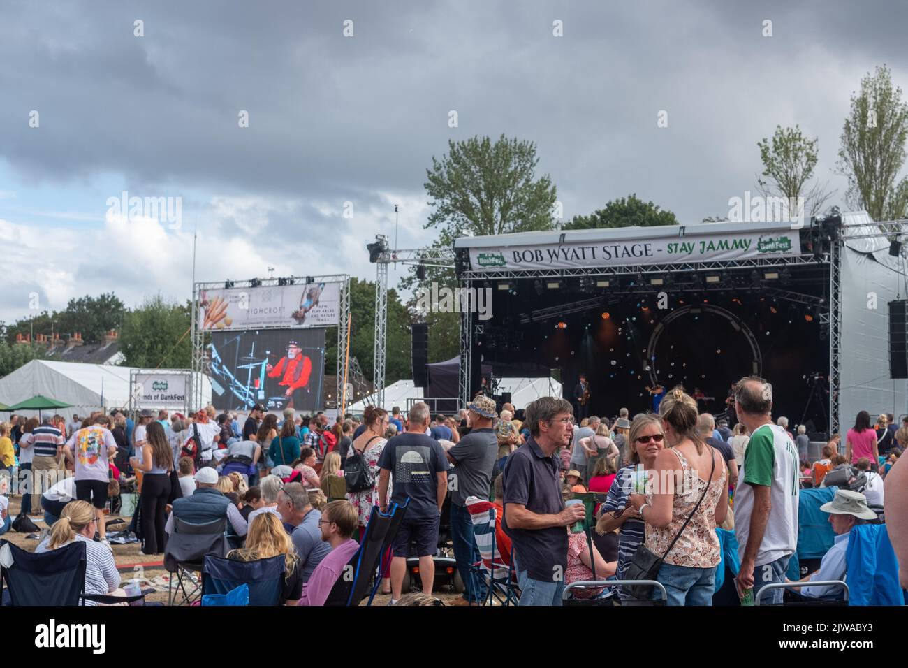 The Bob Wyatt Stage at Wallingford Bunkfest 2022 Stock Photo - Alamy