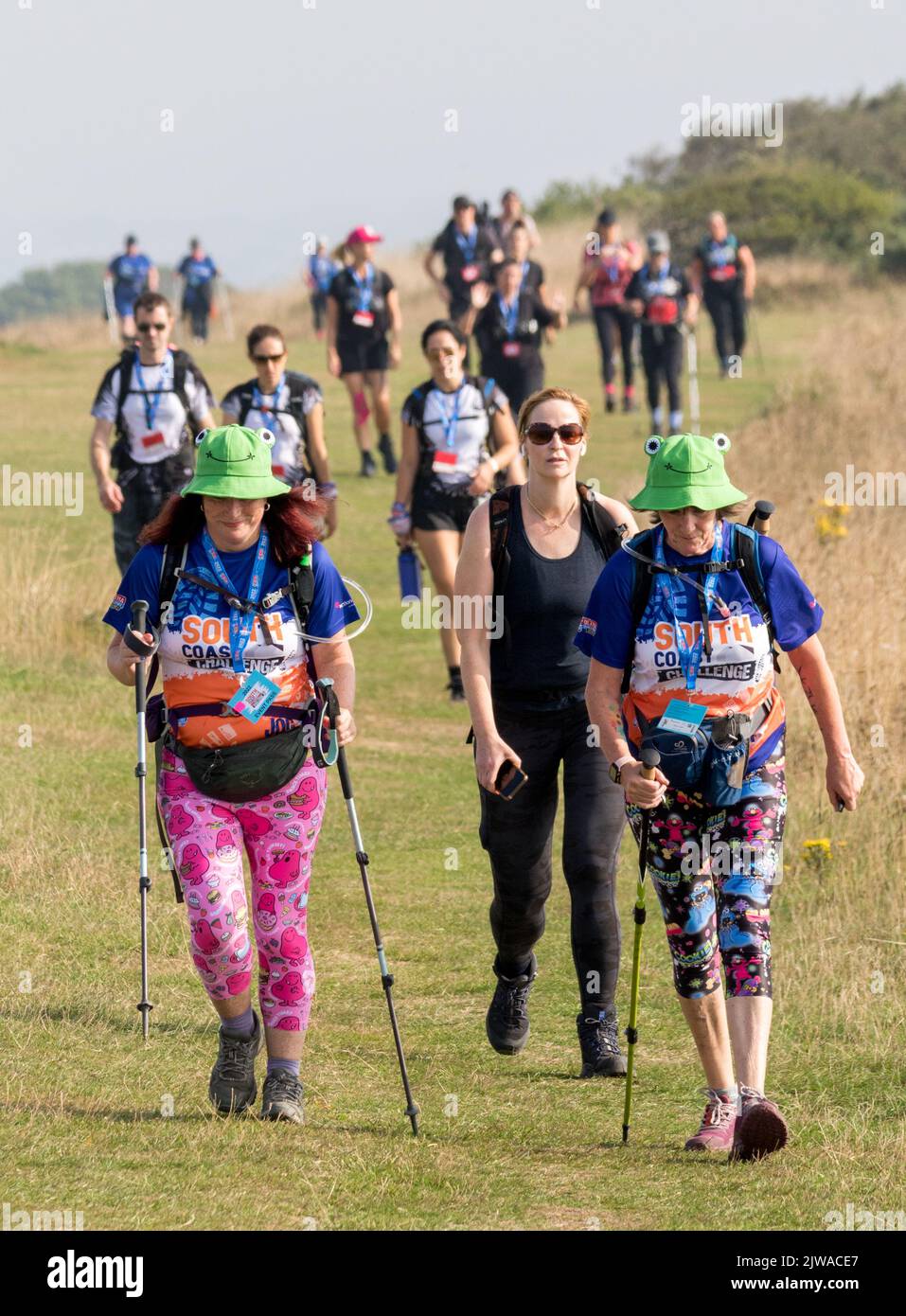 Runners and walkers start the South Coast challenge at for their chosen ...