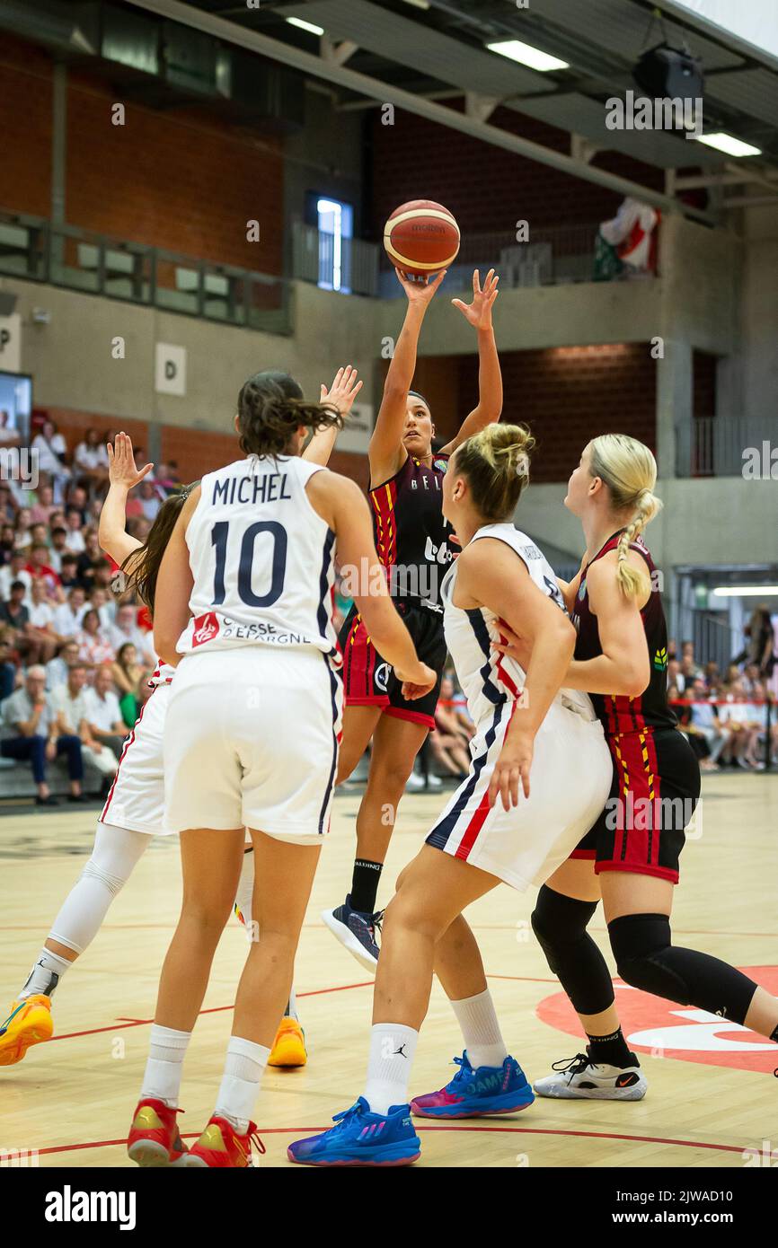 Belgium's Hind Ben Abdelkader pictured in action during a friendly ...