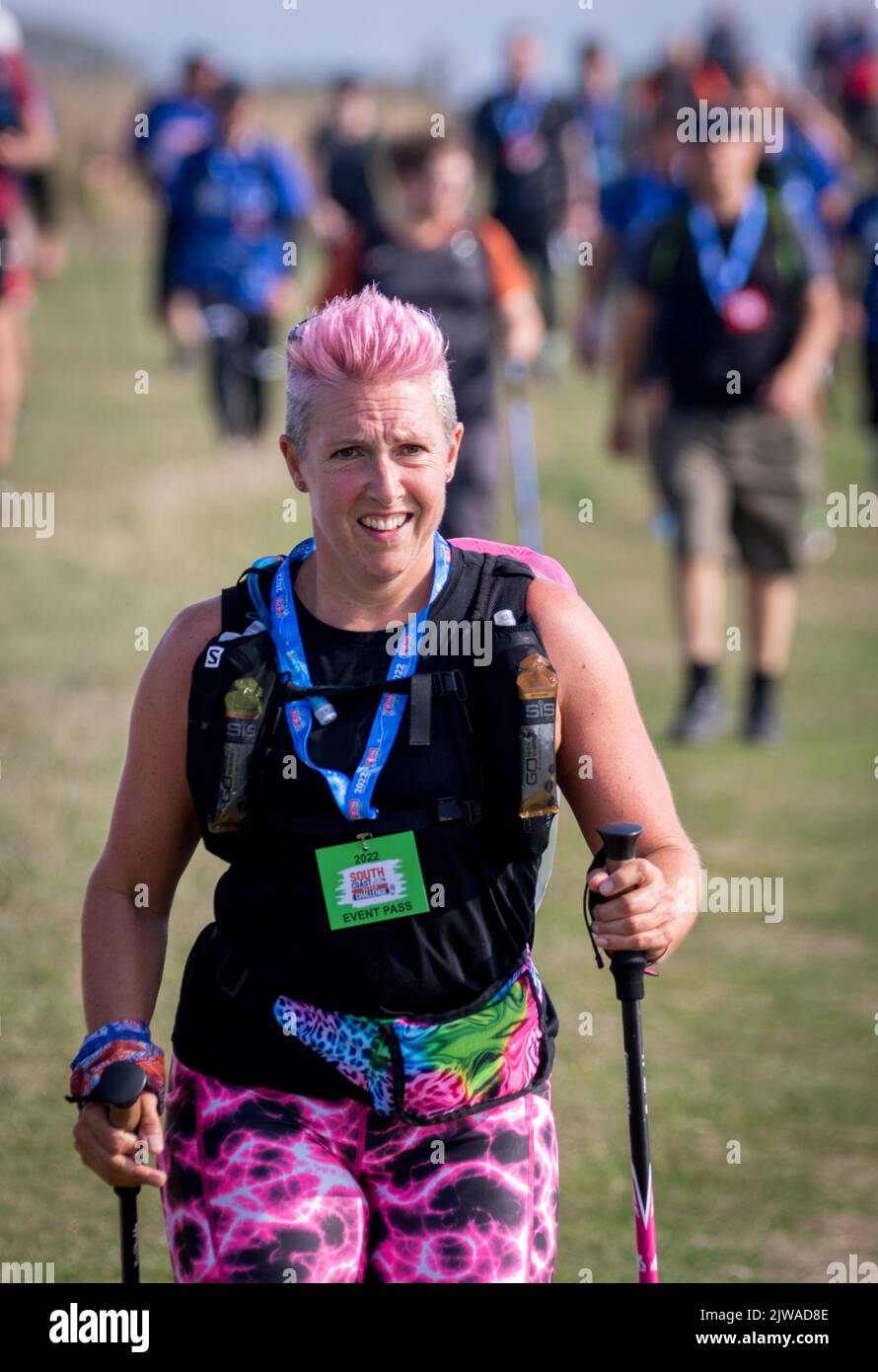 Runners and walkers start the South Coast challenge at for their chosen ...