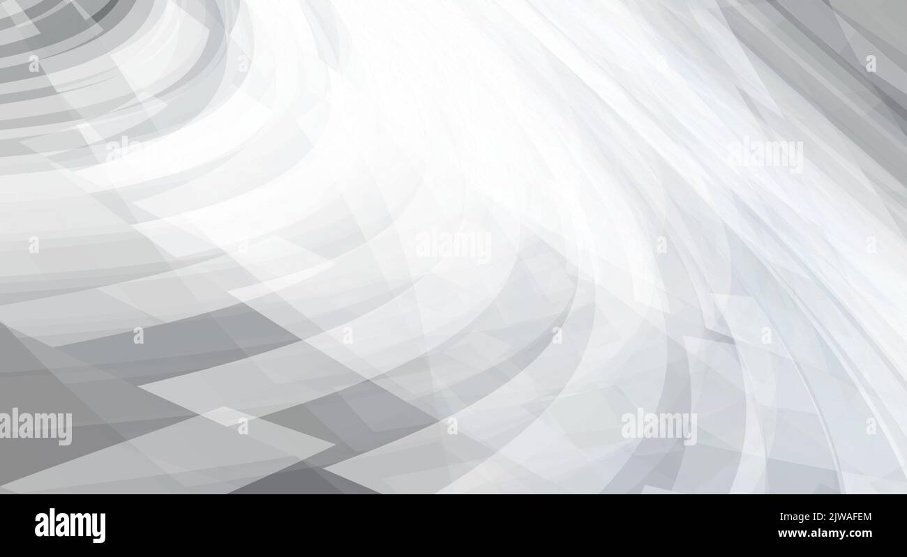 Abstract grey texture with bending. Colorless curved vector graphic ...