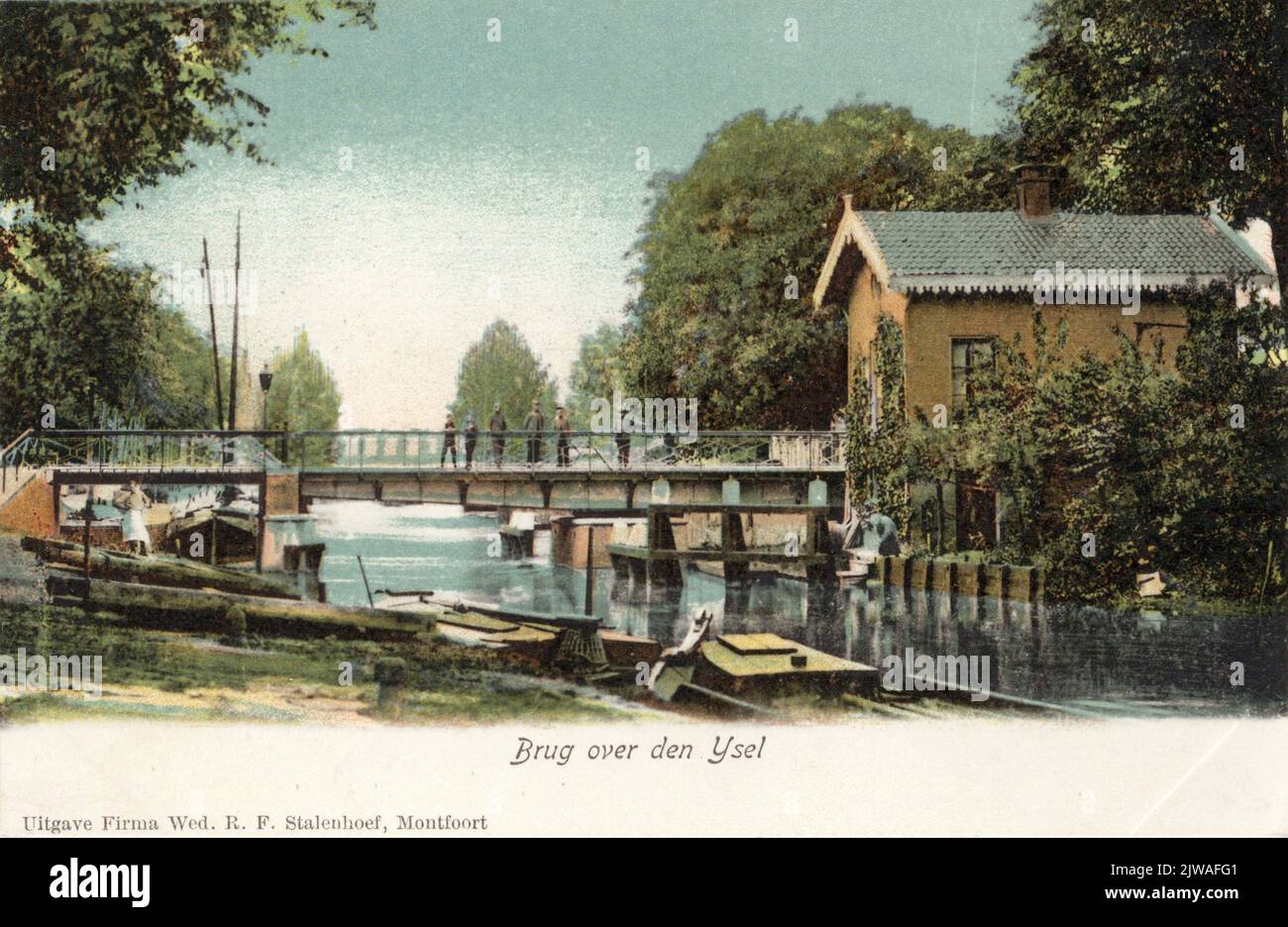 Bridge over den IJsel "Recto, M.O Stock Photo - Alamy