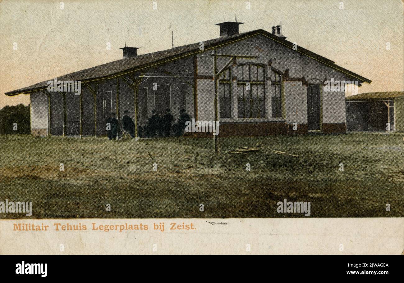 Military Tehuis Army Place near Zeist Recto Stock Photo - Alamy