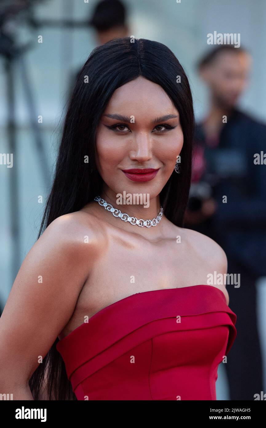 Anna Warinthorn attending the L'Immensita Premiere during the 79th Venice International Film ...