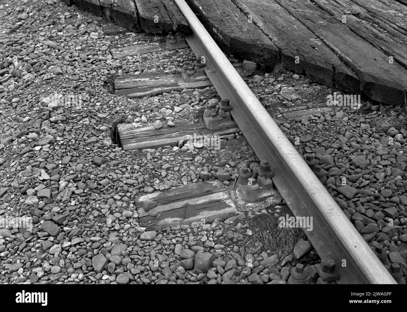 Image of the polluted ballast bed with loose sleepers ("Klappers") near ...
