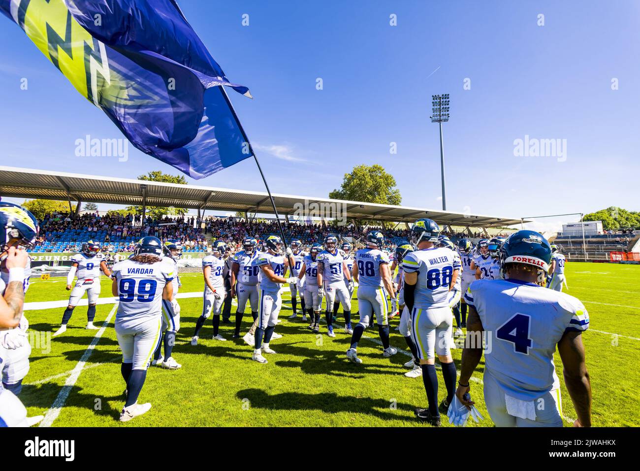 Frankfurt a m germany stuttgart surge at frankfurt galaxy hi-res stock ...