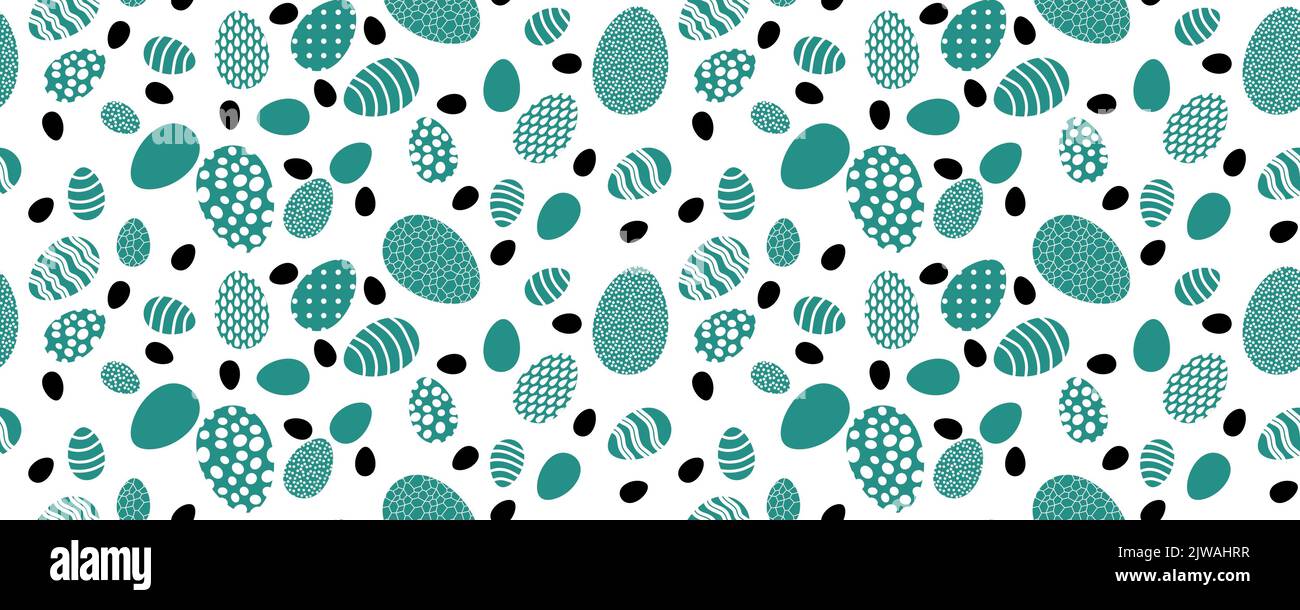 Easter eggs seamless spring pattern for kids clothes print and ...