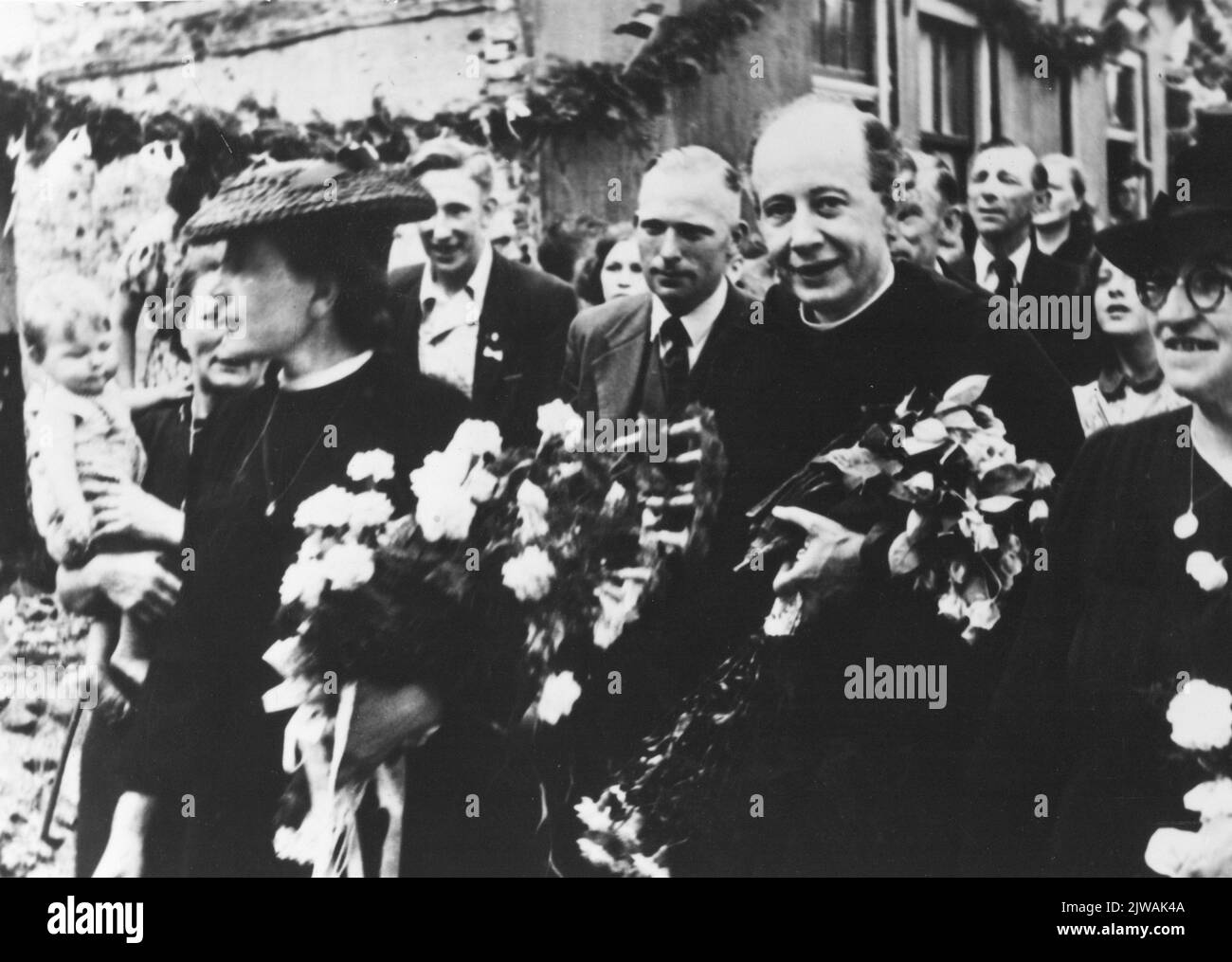 Image of Pastoor S. van Nuenen during the festivities on the occasion ...