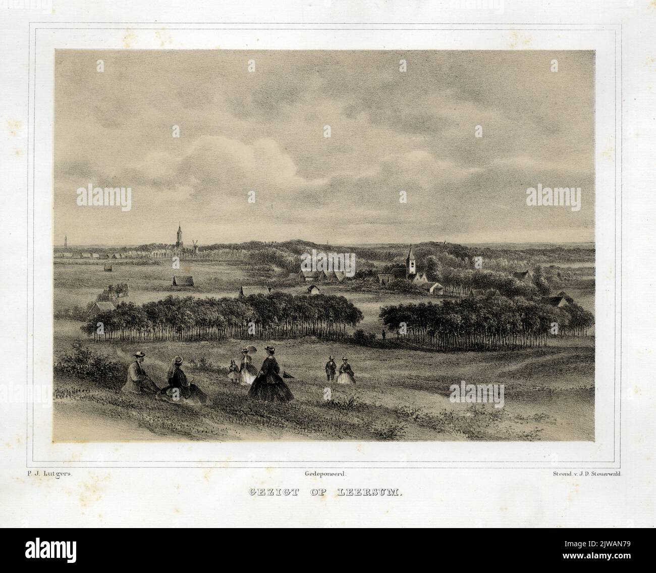 View of Leersum Stock Photo - Alamy