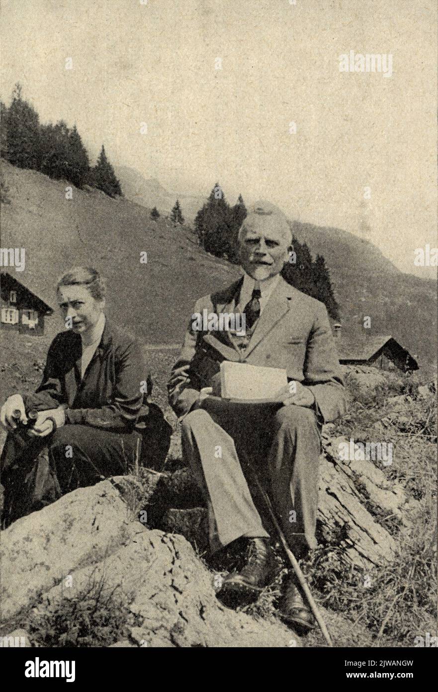 Portrait of Prof. L. Bouman, born 1869, professor of medicine at the ...