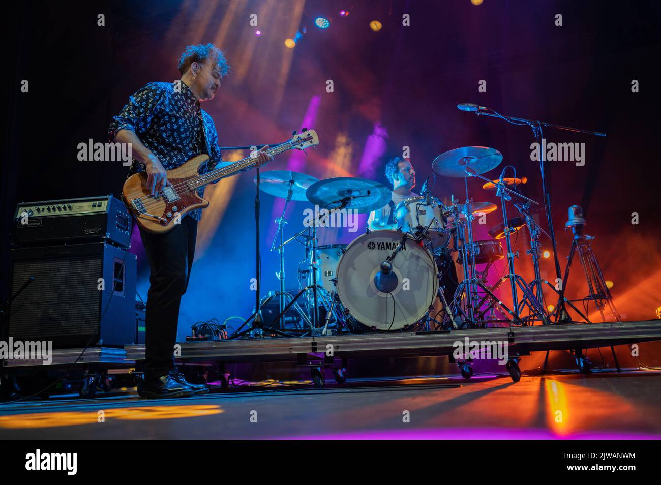 Mexican band Cafe Tacvba performing live at Vive Latino 2022 Music ...