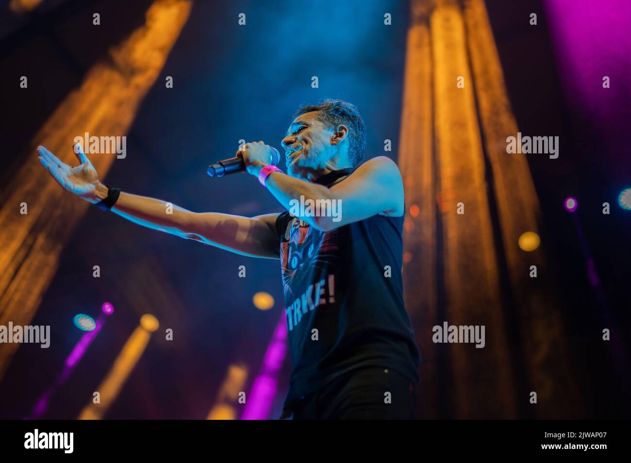 Mexican band Cafe Tacvba performing live at Vive Latino 2022 Music ...