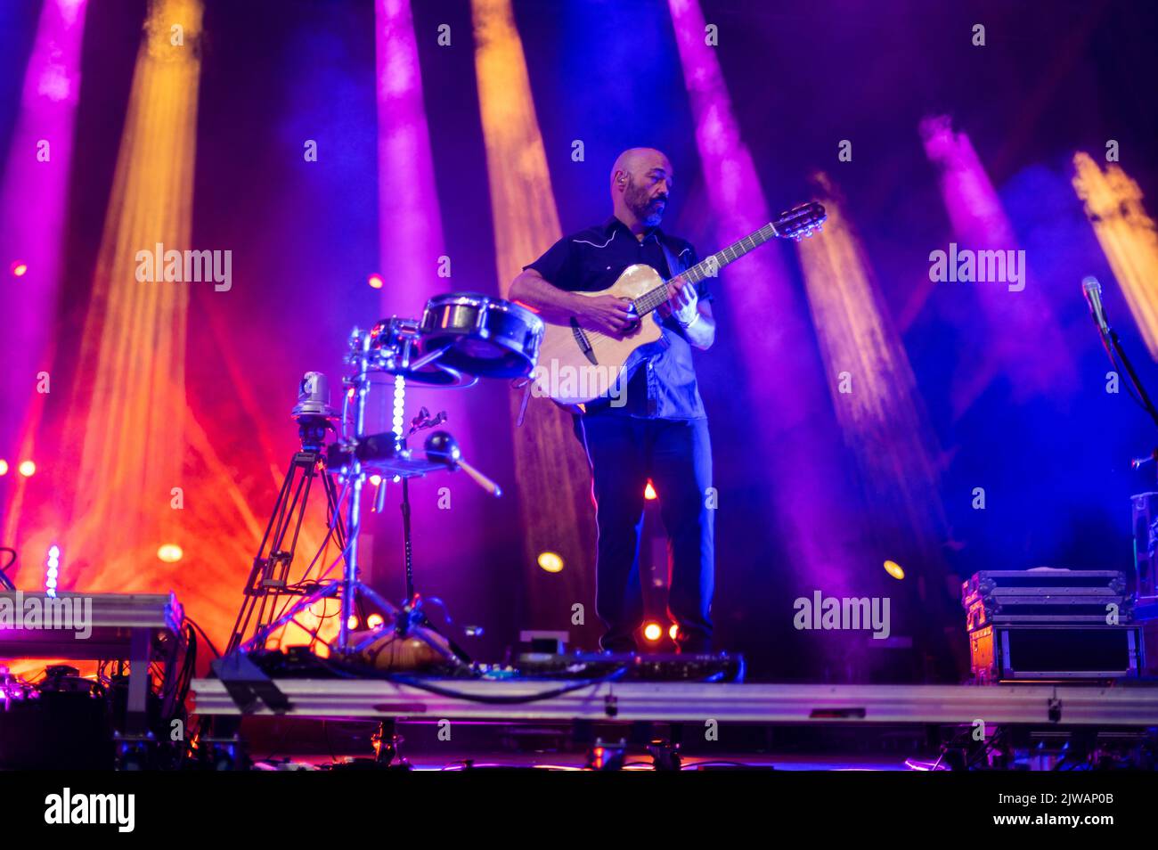 Mexican band Cafe Tacvba performing live at Vive Latino 2022 Music ...