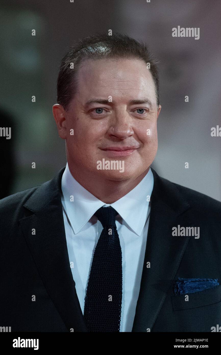 Bredan Fraser attending The Whale Premiere during the 79th Venice ...