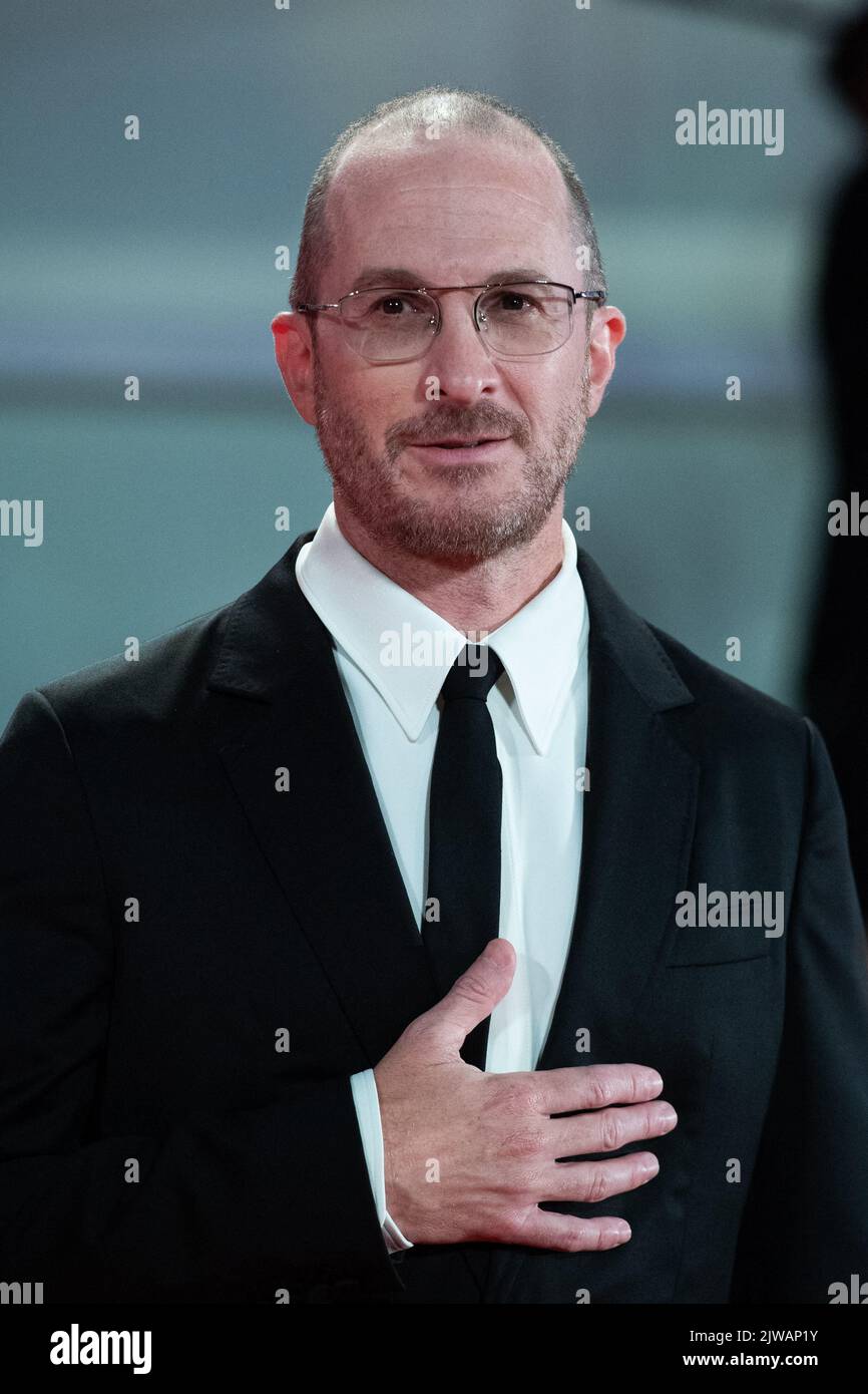 Darren Aronofsky attending The Whale Premiere during the 79th Venice ...
