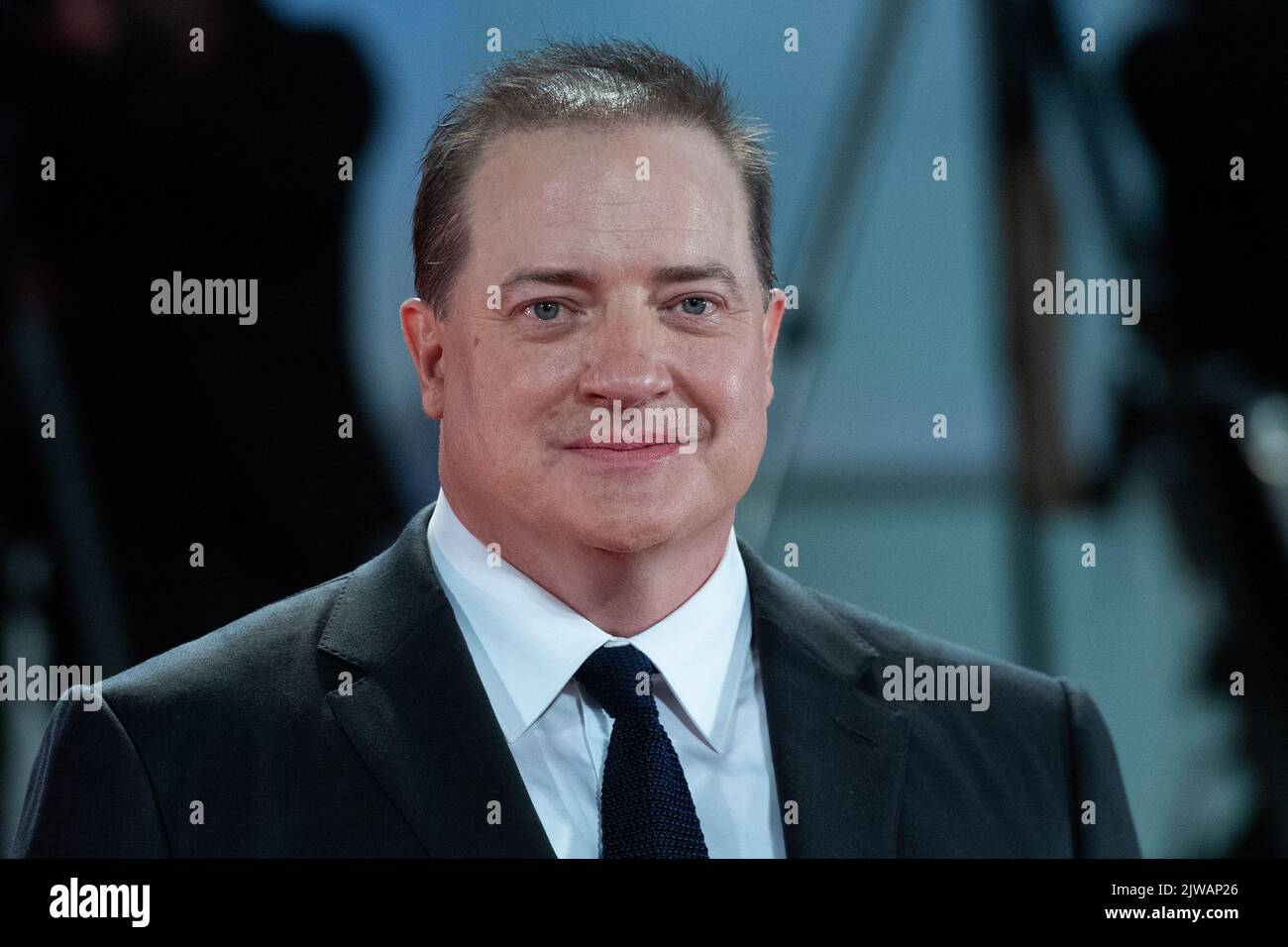 Bredan Fraser attending The Whale Premiere during the 79th Venice ...