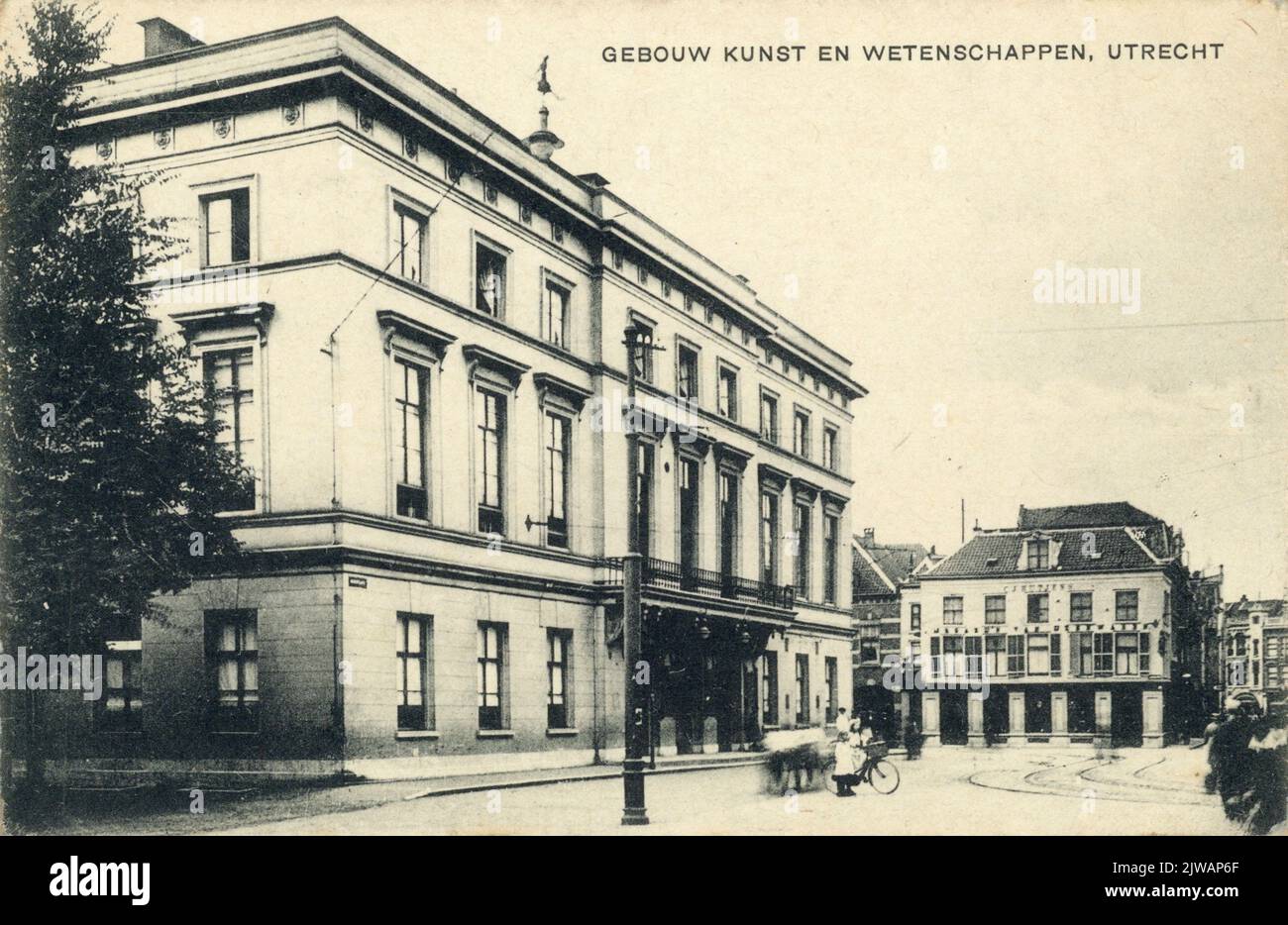 View of the Mariaplaats in Utrecht from the southeast with the Building ...