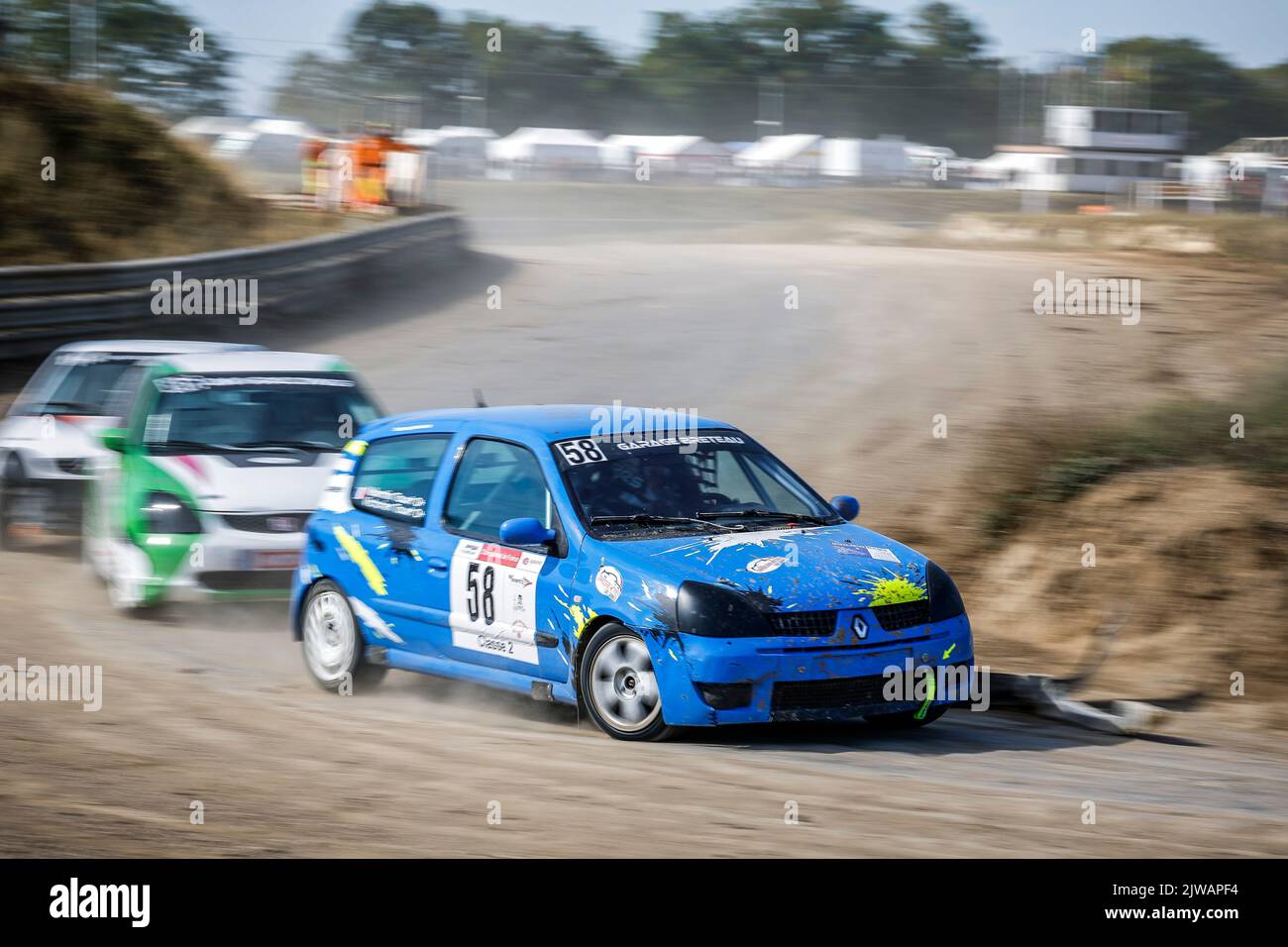 58 TOUETValentin, Renault Clio 2 RS, action during the Fol'Car de l ...