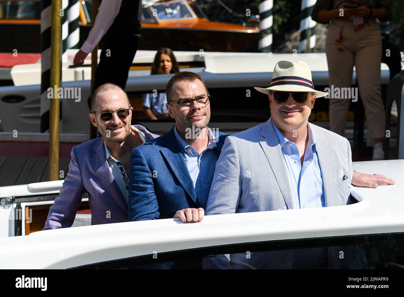 Darren Aronofsky , Ty Simpkins , Brendan Fraser 79th Venice Film ...