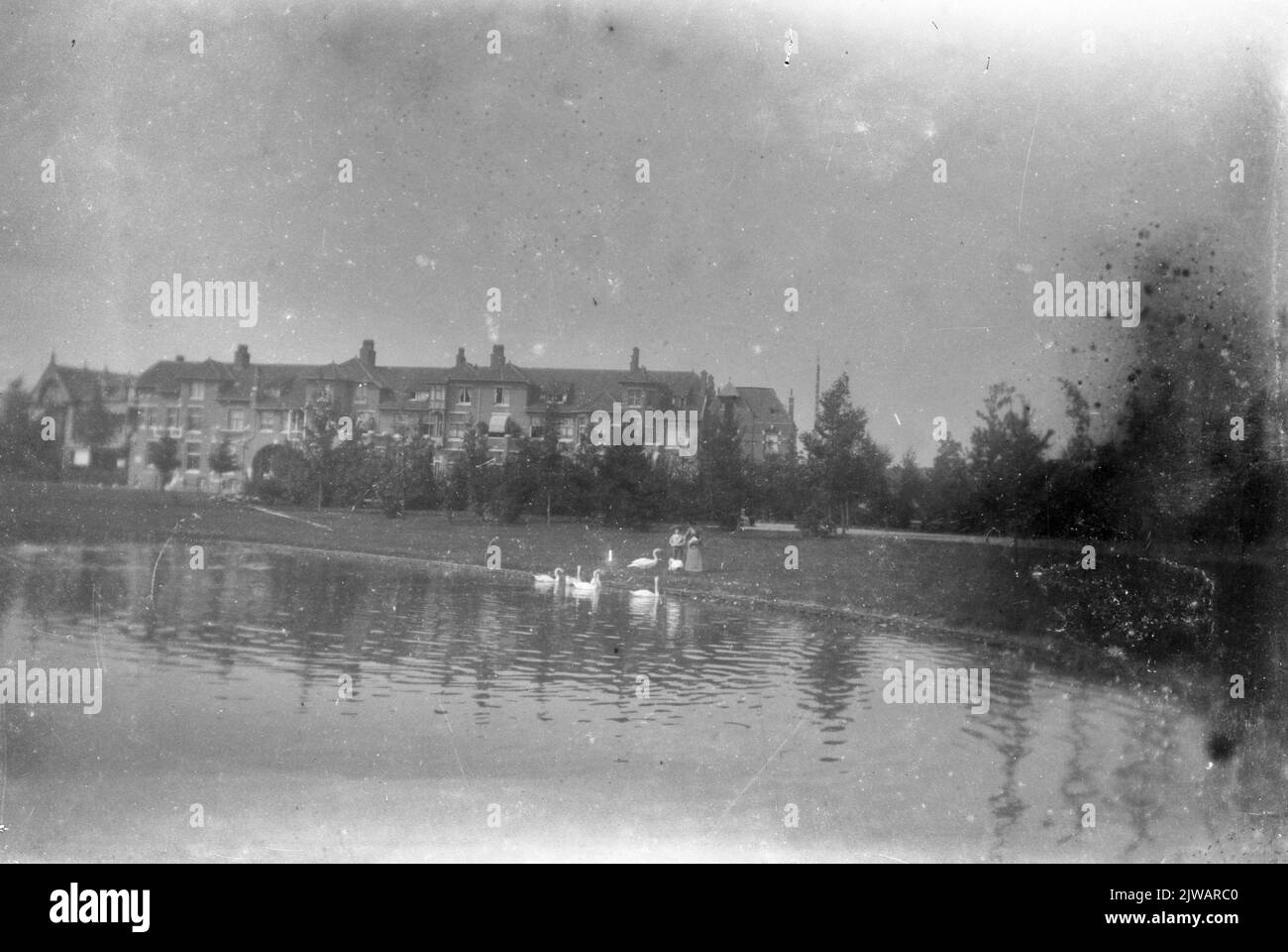 View in the Wilhelminapark in Utrecht Stock Photo - Alamy