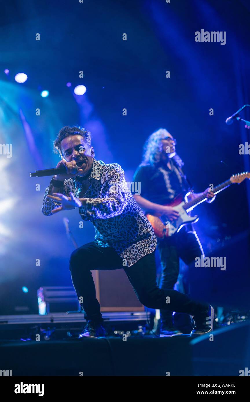 Mexican band Cafe Tacvba performing live at Vive Latino 2022 Music ...