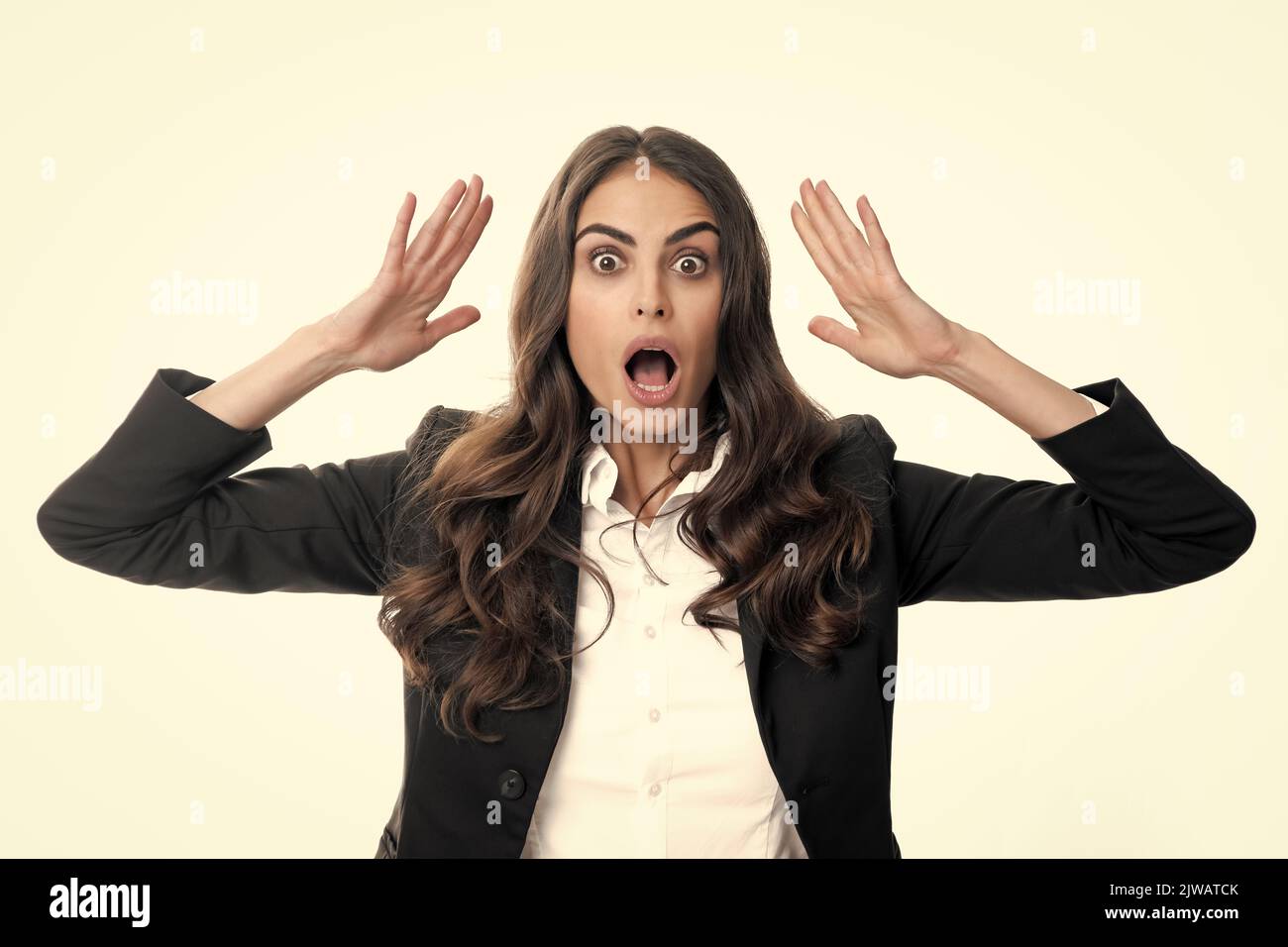 Screaming hate rage woman face. Excited female face. Emotional angry ...