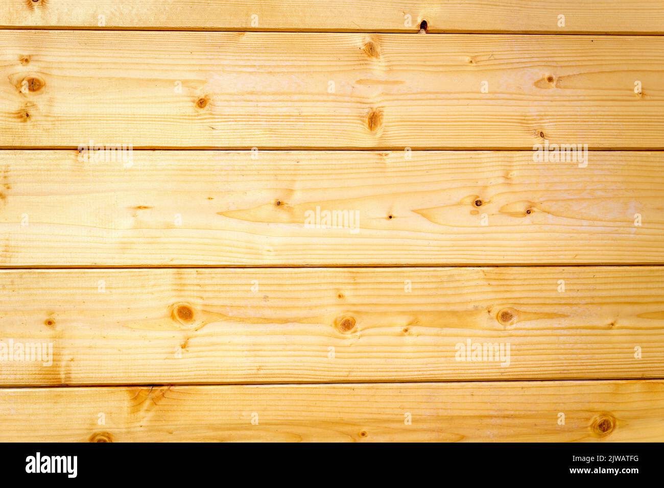 Yellow pine wood planks wall texture background flat frontal smooth ...