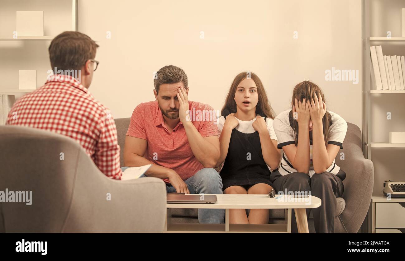 life insurance and adoption. parent-teacher meeting. parenthood Stock ...