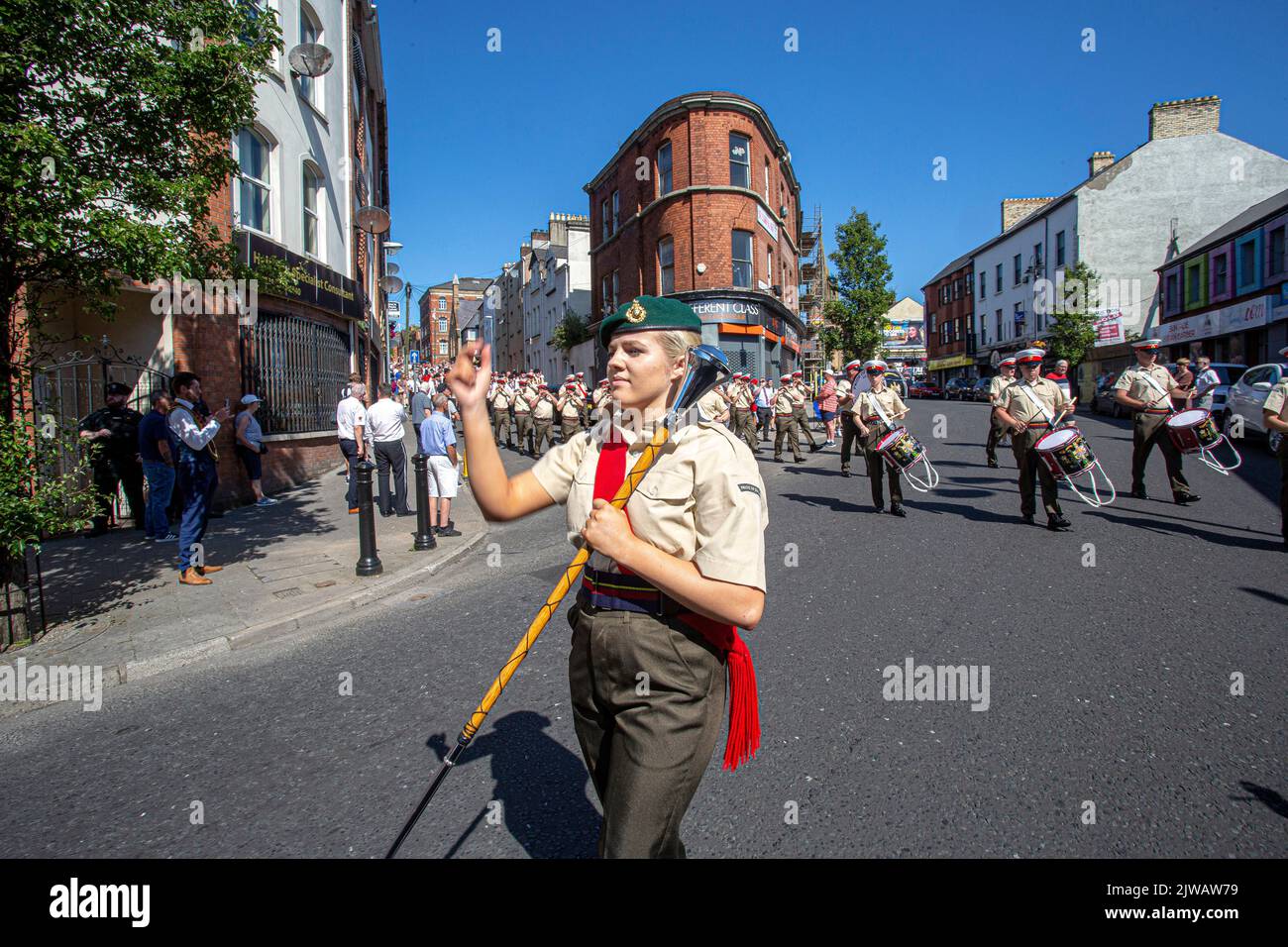 13 August 2022, Londonderry. 10,000 Apprentice Boys of Derry and 120 ...