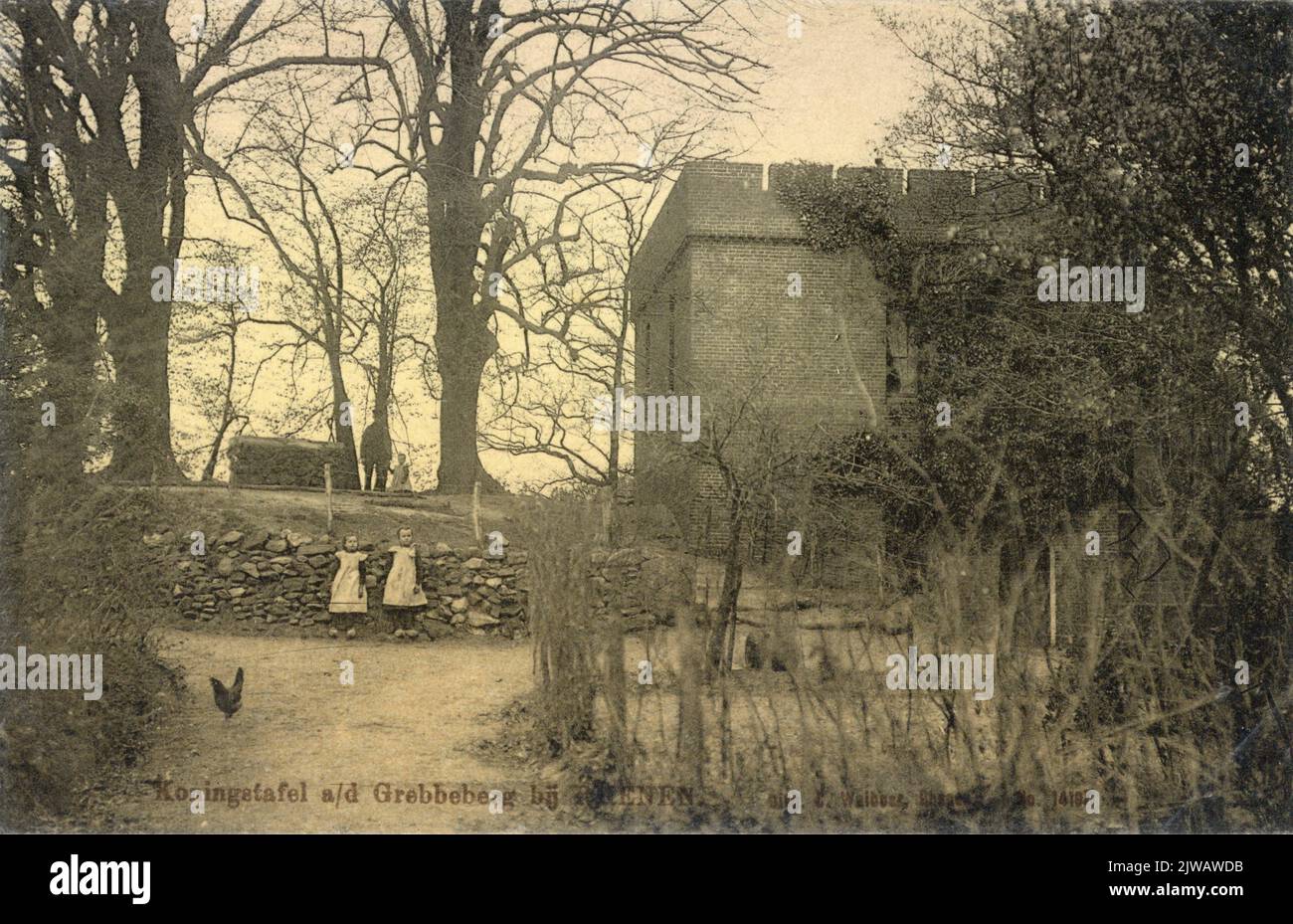 View of the Koningstafel house on the Grebbeberg in Grebbe ...