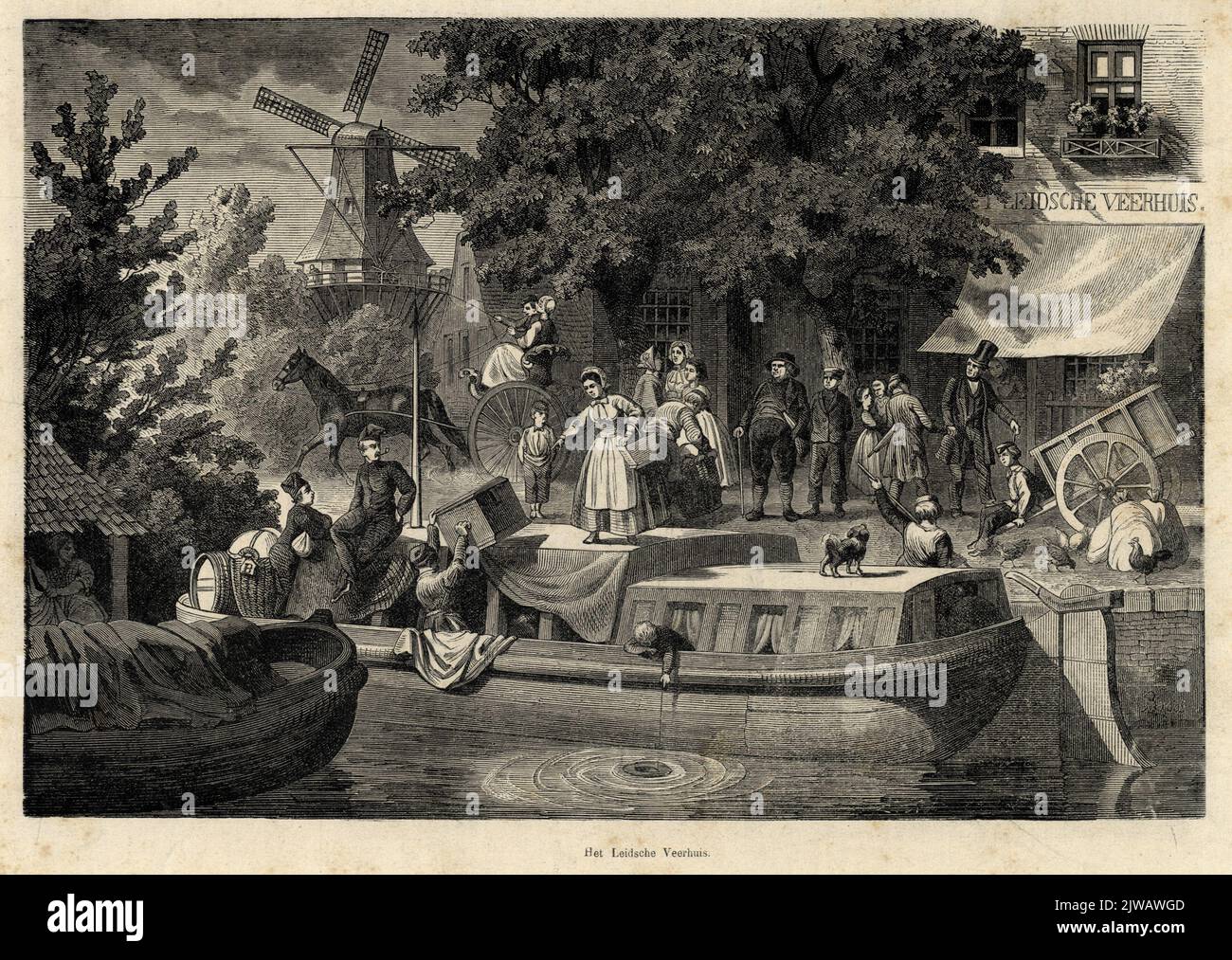 The Leidsche Veerhuis Stock Photo - Alamy