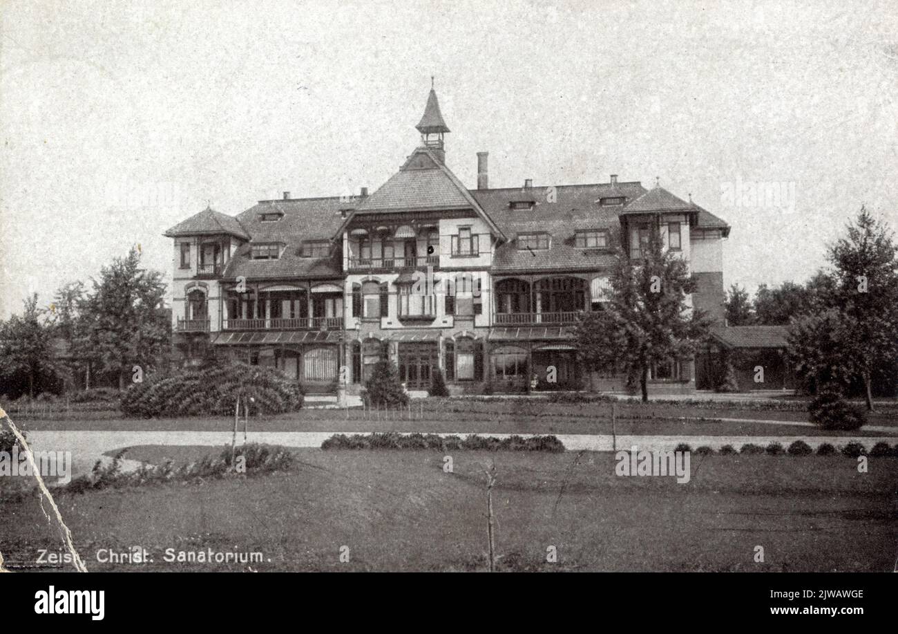 View of the front and right façade of Hotel de Grebbe in Grebbe ...